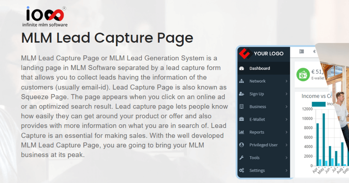 MLM Lead Capture Page - MLM Lead Generation System