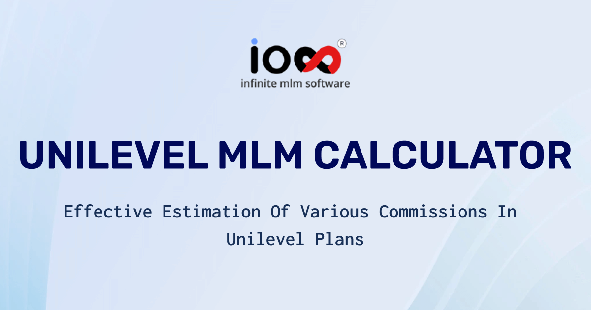 Free Unilevel MLM Calculator - MLM Commission Calculator